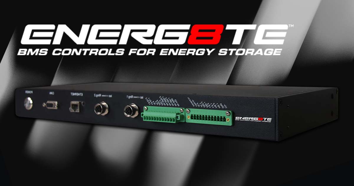 ENERG8TE™ BMS Controller for BESS/ESS Installations